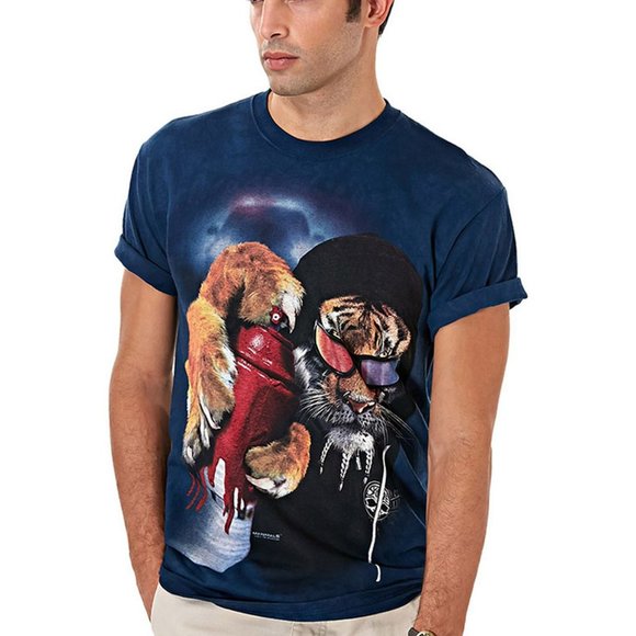 The Mountain | Shirts | Graffiti Saber Tooth Tiger King Jungle The ...